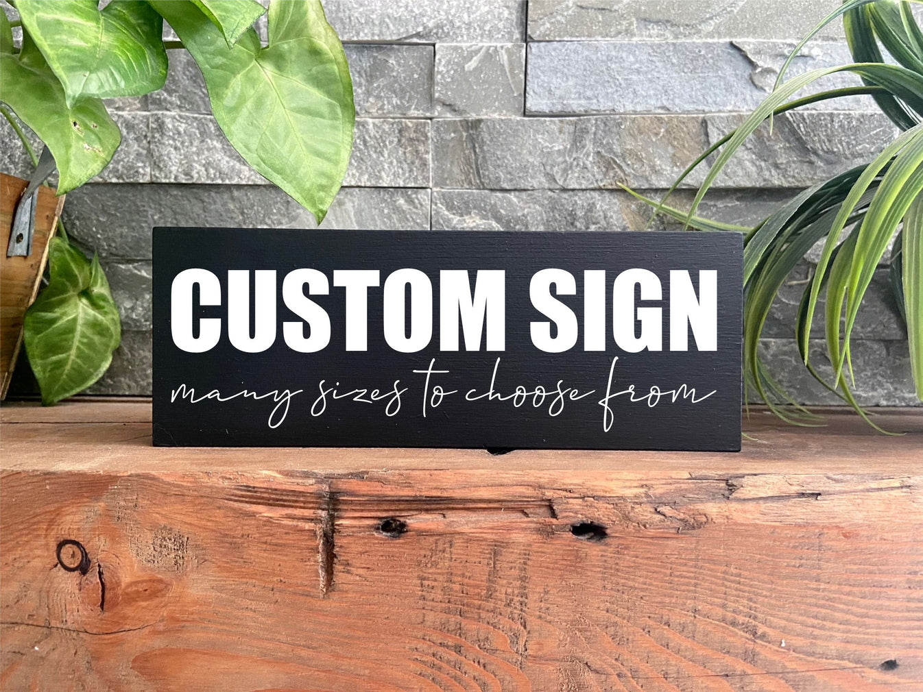 Custom Sign Quote - Design your own sign unique gift idea! – craftypenguin